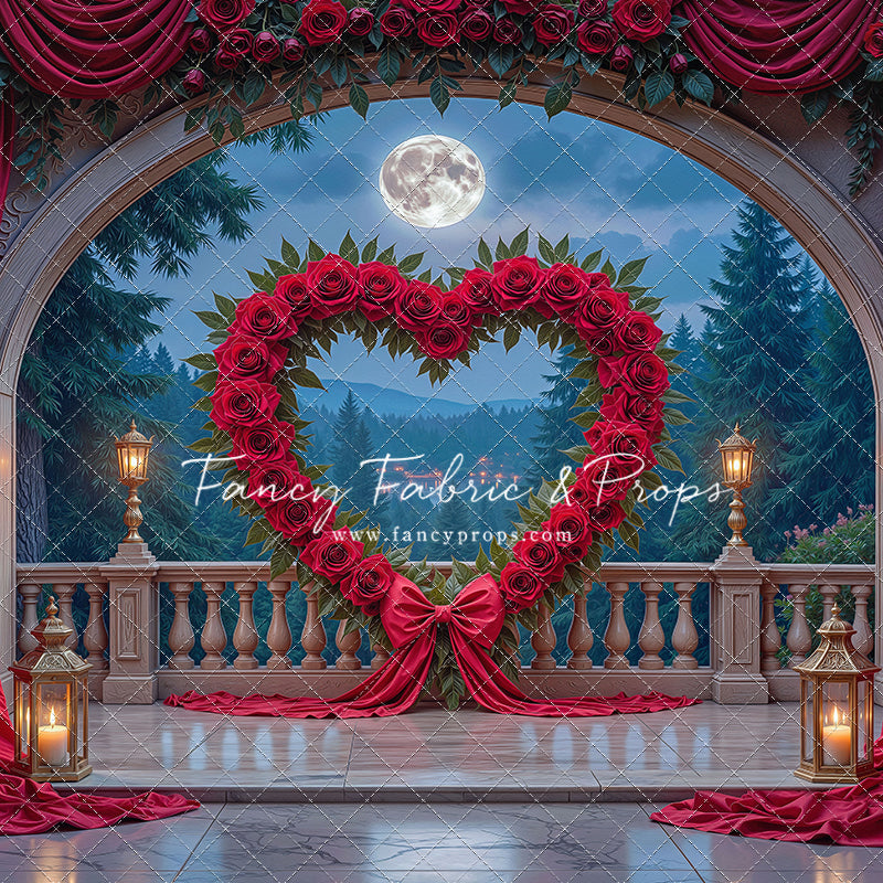 Heart of Roses - With Sweep Option – Fancy Fabric & Props