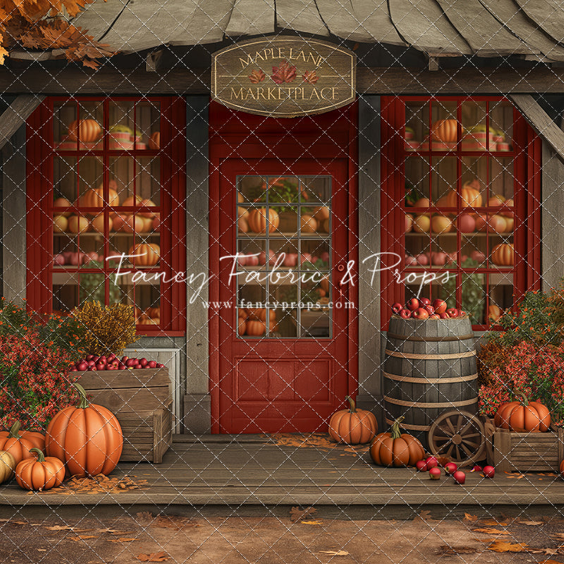 Maple Lane Marketplace - With Sweep Option – Fancy Fabric & Props