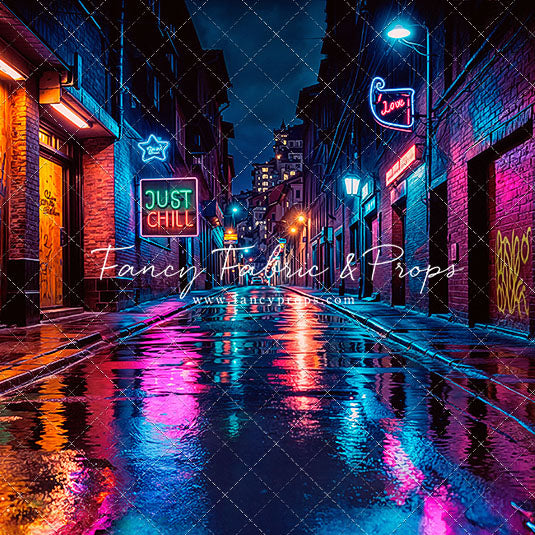 Neon Alley - With Sweep Option – Fancy Fabric & Props