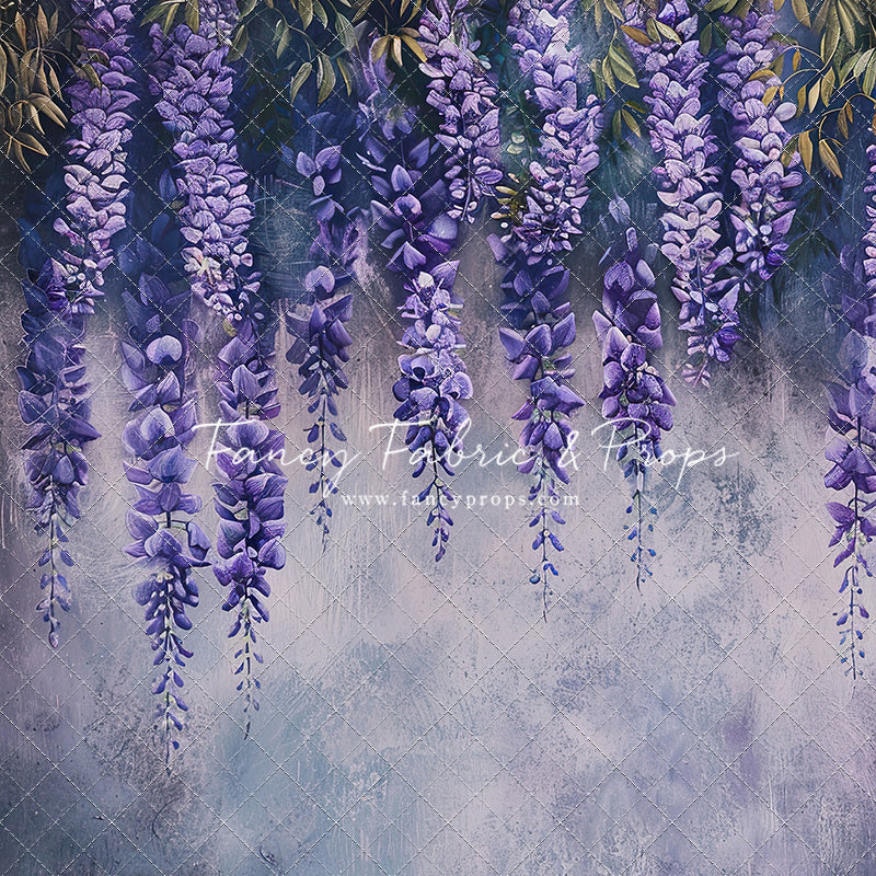 Painted Floral Lavender - Petite – Fancy Fabric & Props