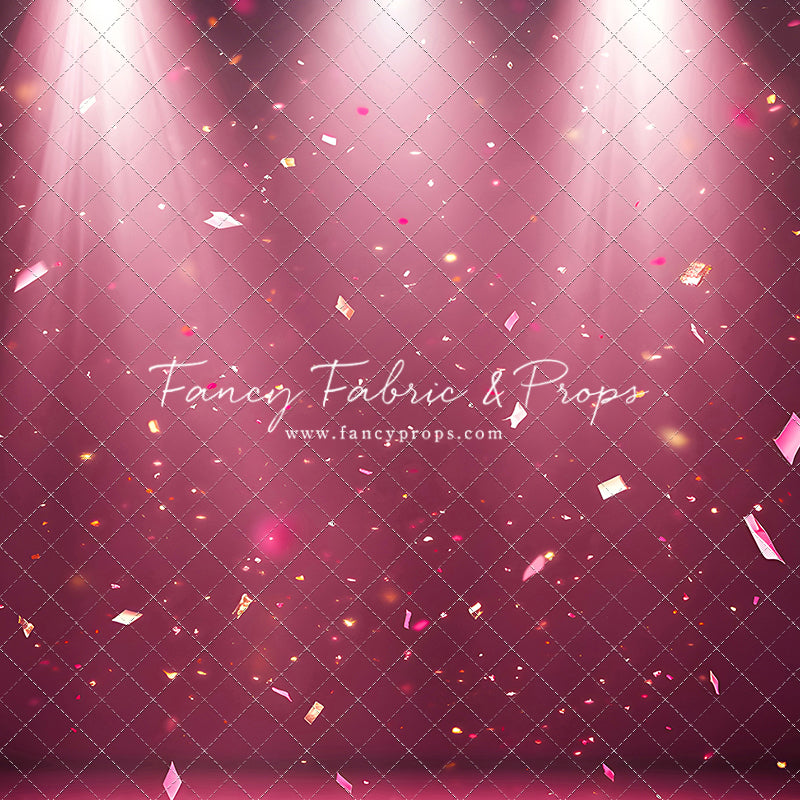 Pink Spotlight - With Sweep Option – Fancy Fabric & Props