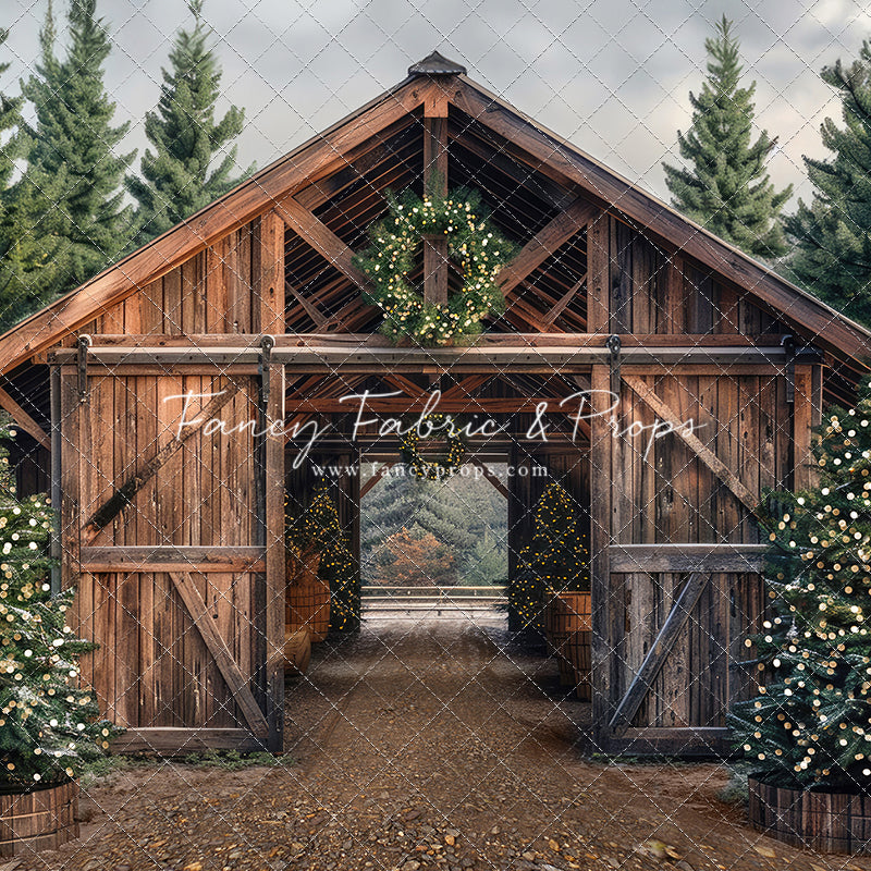 Rustic Country Tree Farm - with Sweep Option – Fancy Fabric & Props