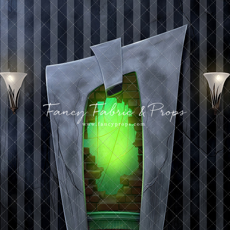 Strange & Unusual Fireplace - With Sweep Option – Fancy Fabric & Props