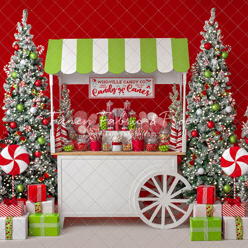 Who-Town Candy Cart – Fancy Fabric & Props