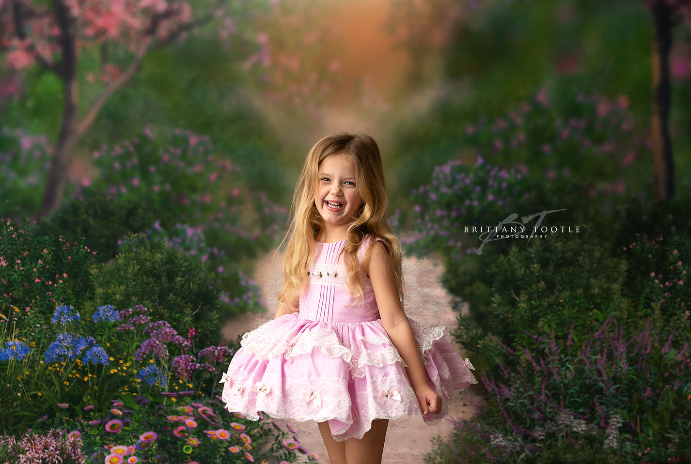 Dreamy Spring Path - With Sweep Option – Fancy Fabric & Props