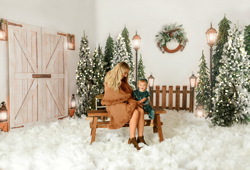 Snowy Holiday Park 2pc Room – Fancy Fabric & Props