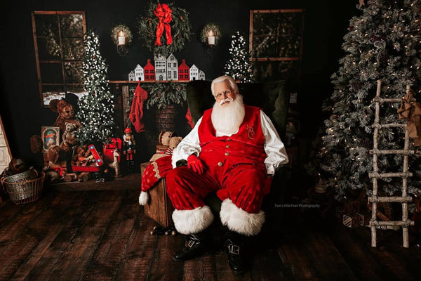 Santa Was Here – Fancy Fabric & Props