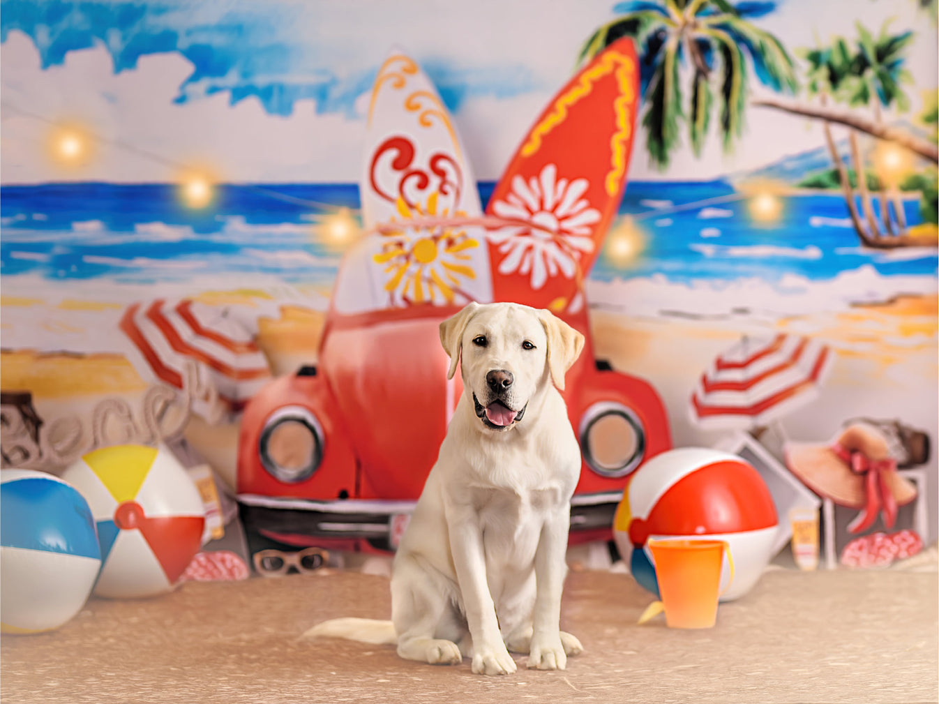 Beach Bum – Fancy Fabric & Props