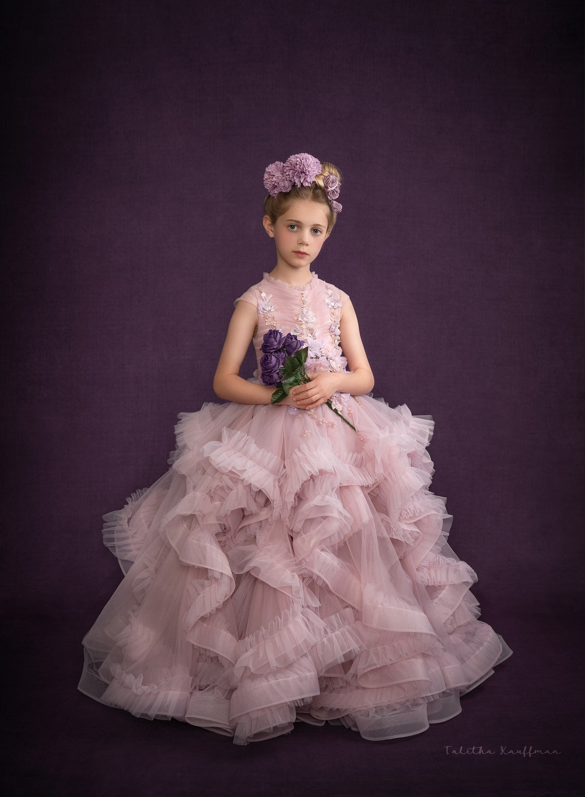 Enchanting Plum – Fancy Fabric & Props