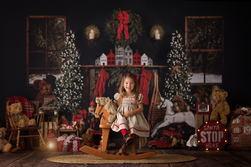 Santa Was Here – Fancy Fabric & Props