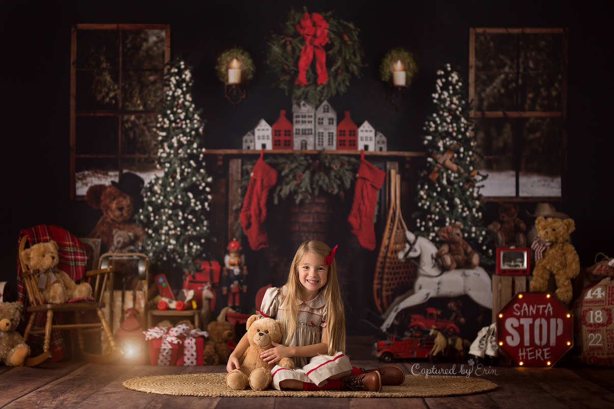 Santa Was Here – Fancy Fabric & Props