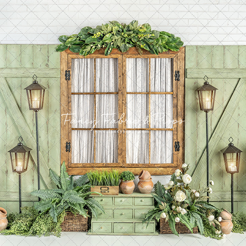 Simply Sage – Fancy Fabric & Props