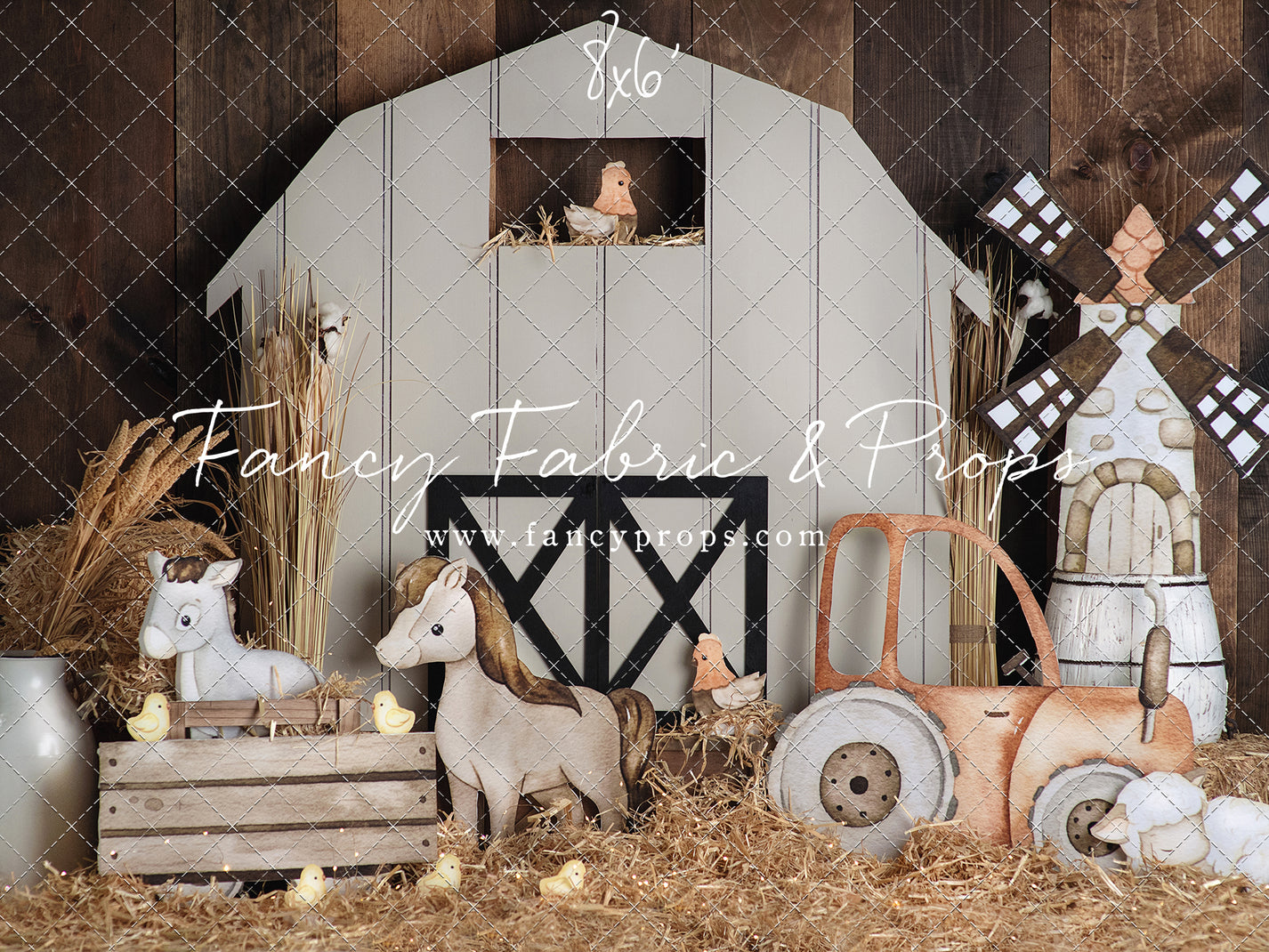 White Barn Farm Days – Fancy Fabric & Props