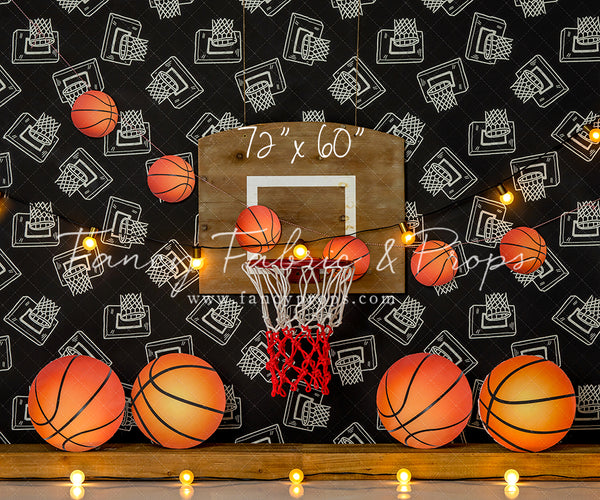 Shooting Hoops – Fancy Fabric & Props