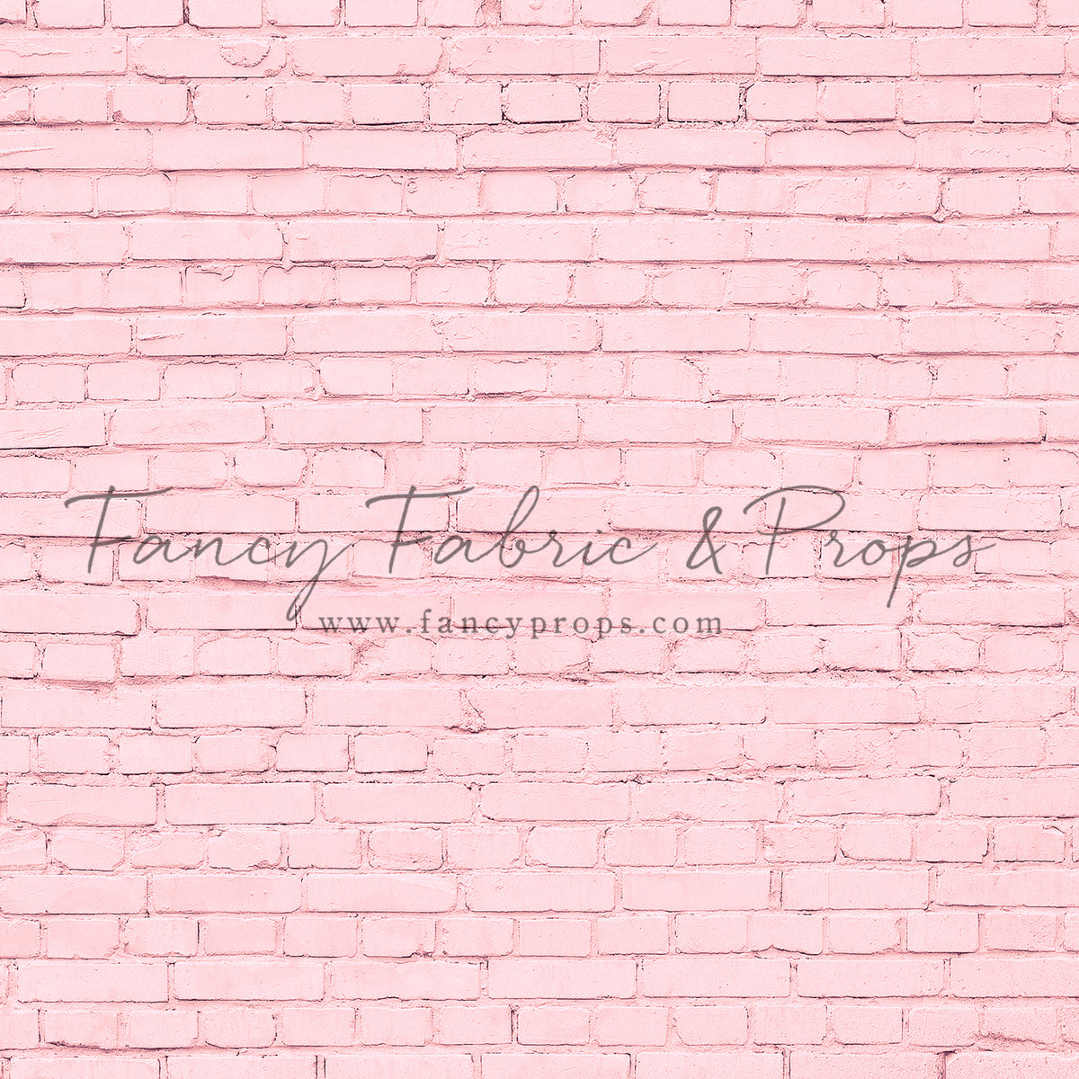 Blush Brick Wall – Fancy Fabric & Props
