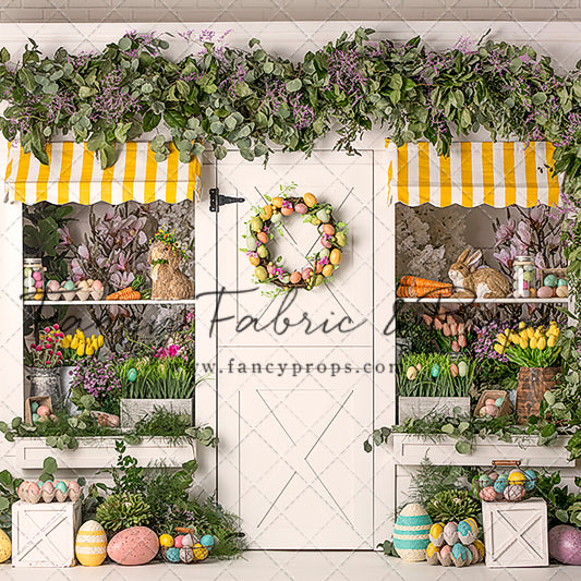 Easter Bunny House – Fancy Fabric & Props