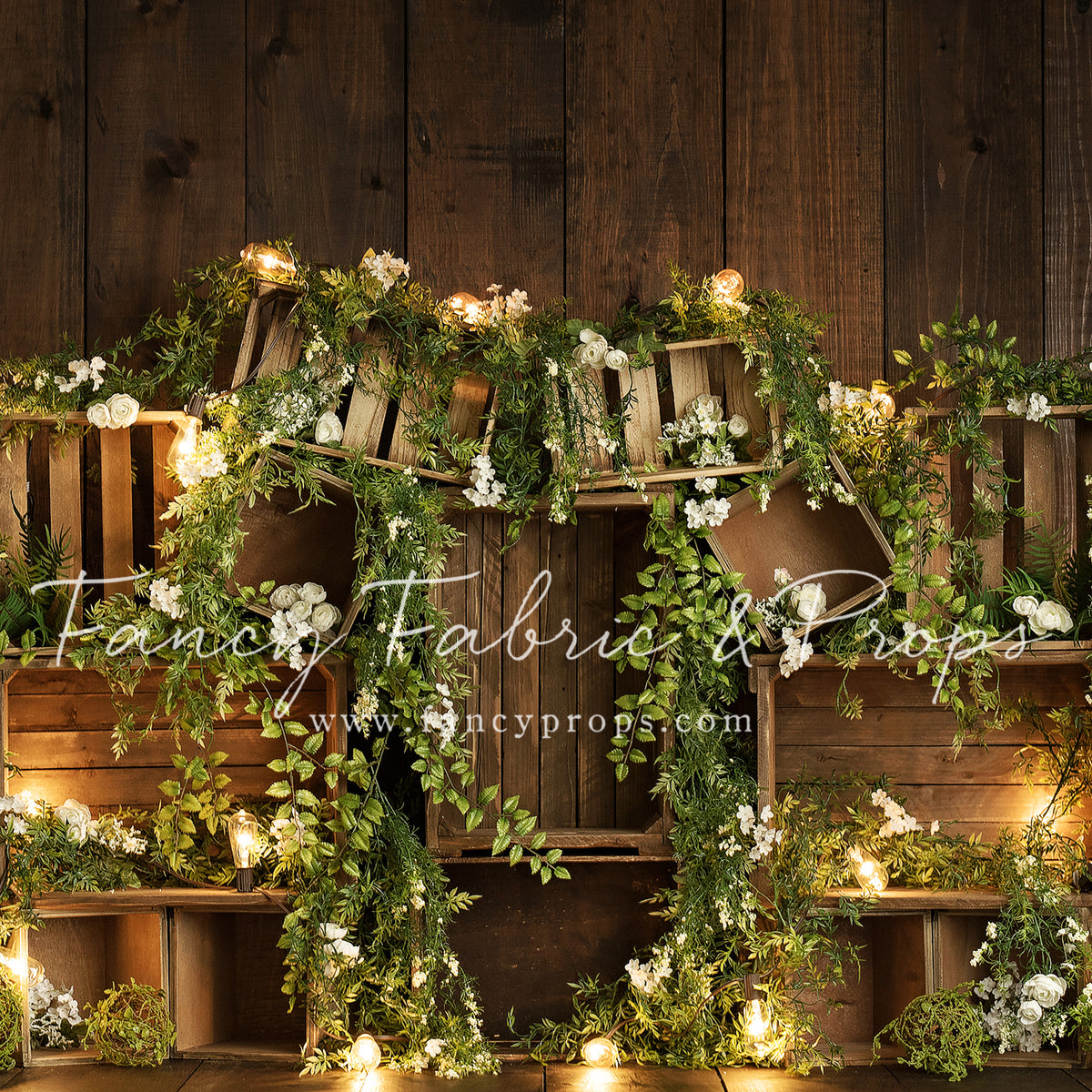 Crates A'Glow – Fancy Fabric & Props