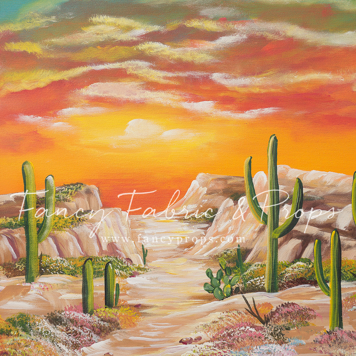 Desert Sunset – Fancy Fabric & Props