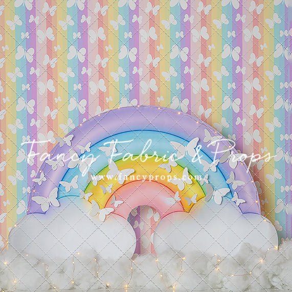Flutterby Rainbows 60x50" - Littles Collection – Fancy Fabric & Props