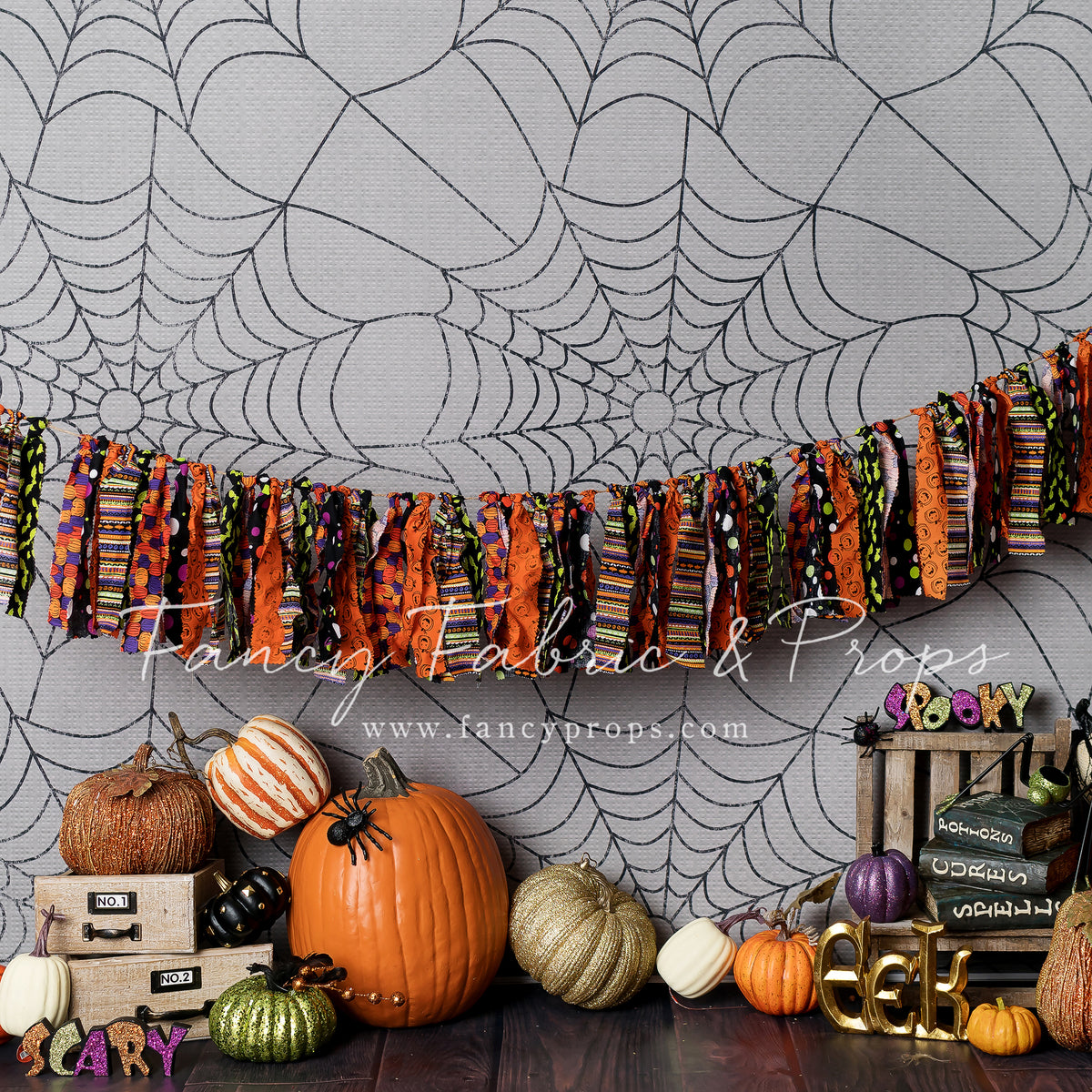 Grim Grinning Ghosts – Fancy Fabric & Props