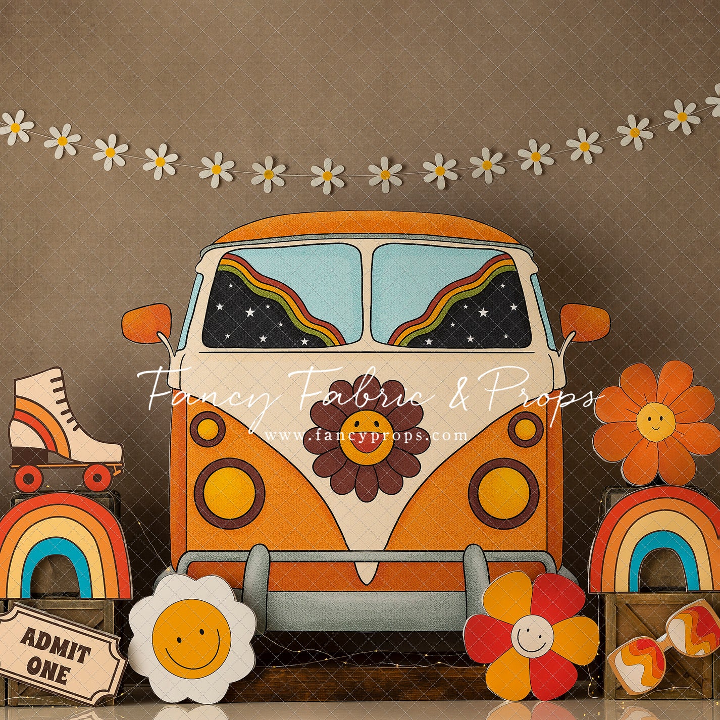 Groovy Babe – Fancy Fabric & Props