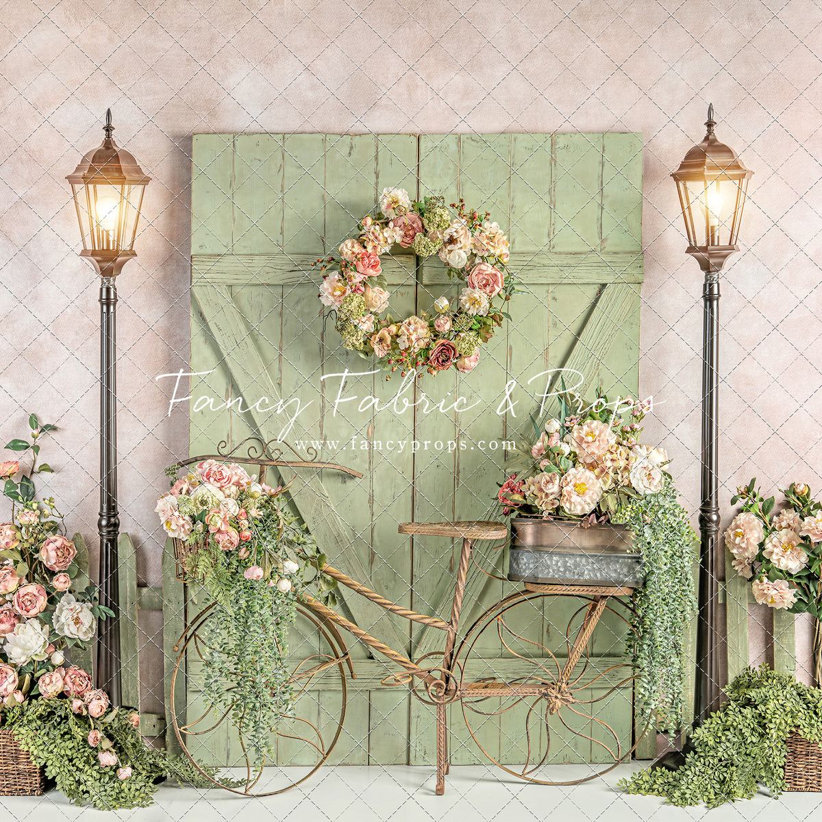 Riding Into Spring – Fancy Fabric & Props