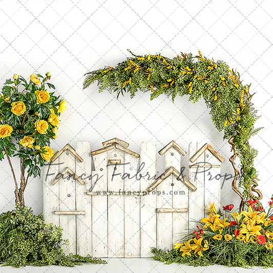 Spring Greens – Fancy Fabric & Props