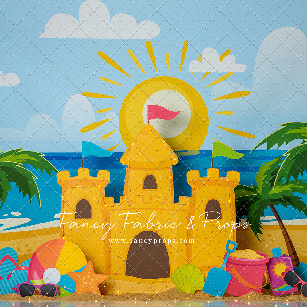 Summer Sandcastle – Fancy Fabric & Props