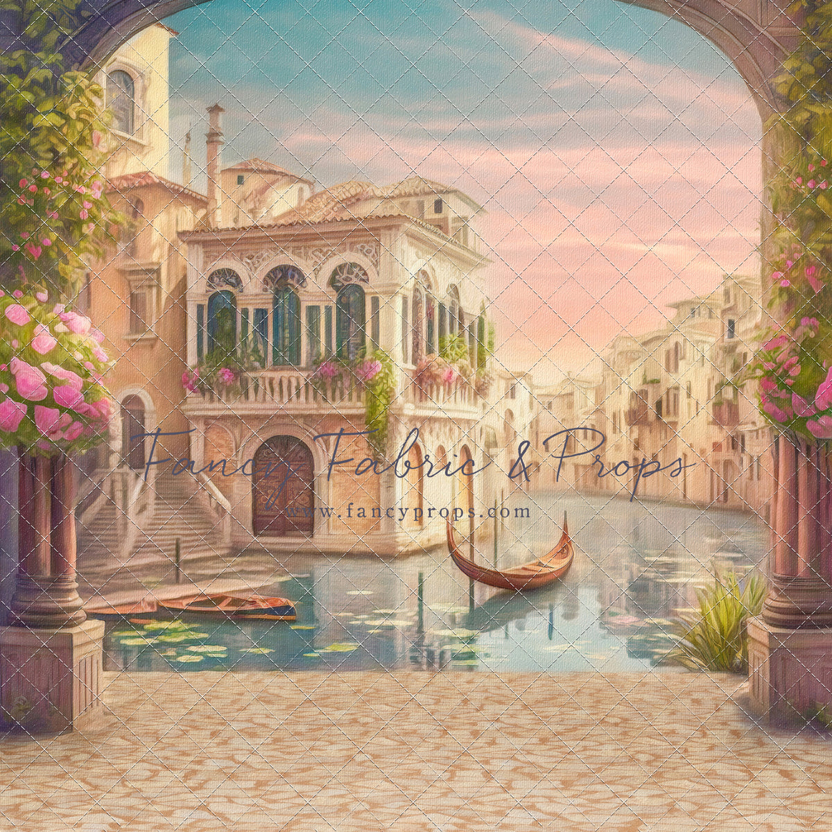 Venice View - With Sweep Option – Fancy Fabric & Props