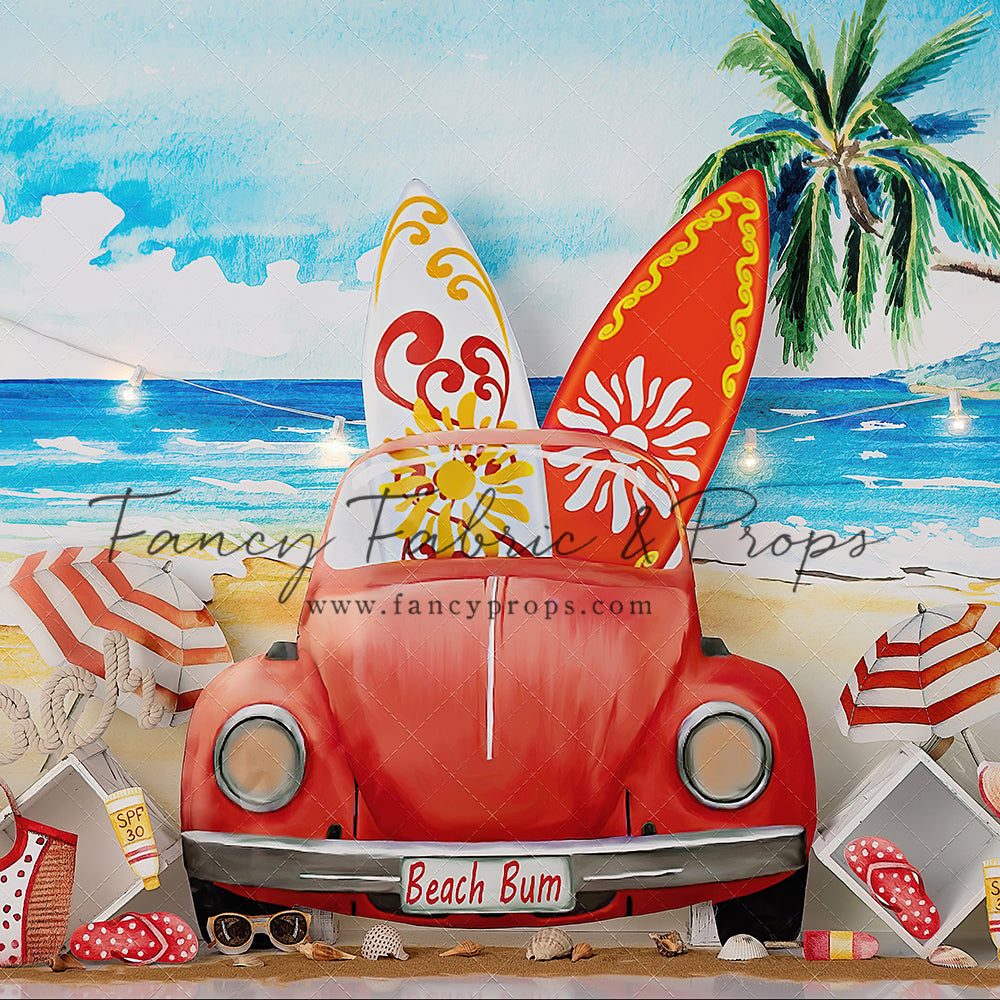 Beach Bum – Fancy Fabric & Props