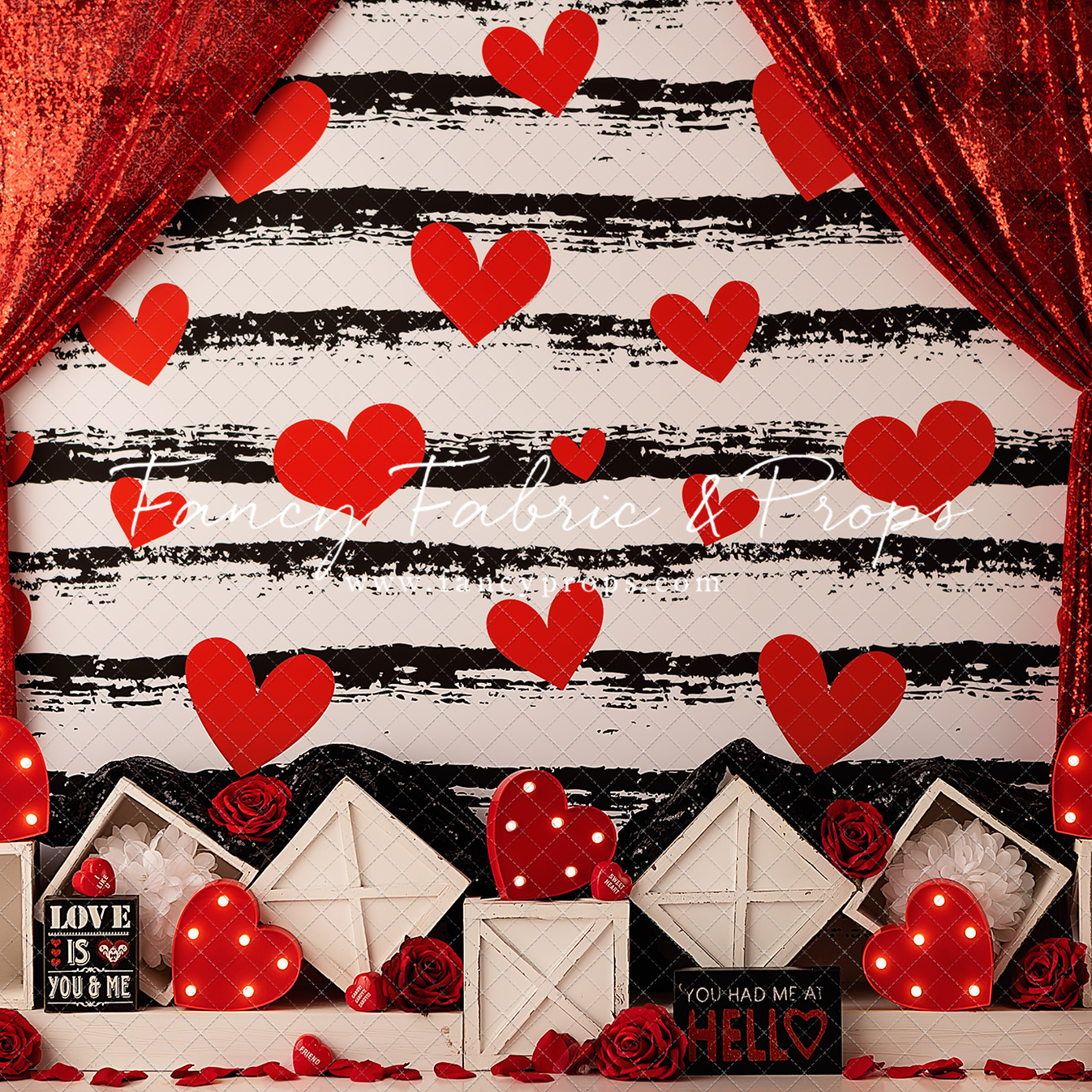 Date Night – Fancy Fabric & Props