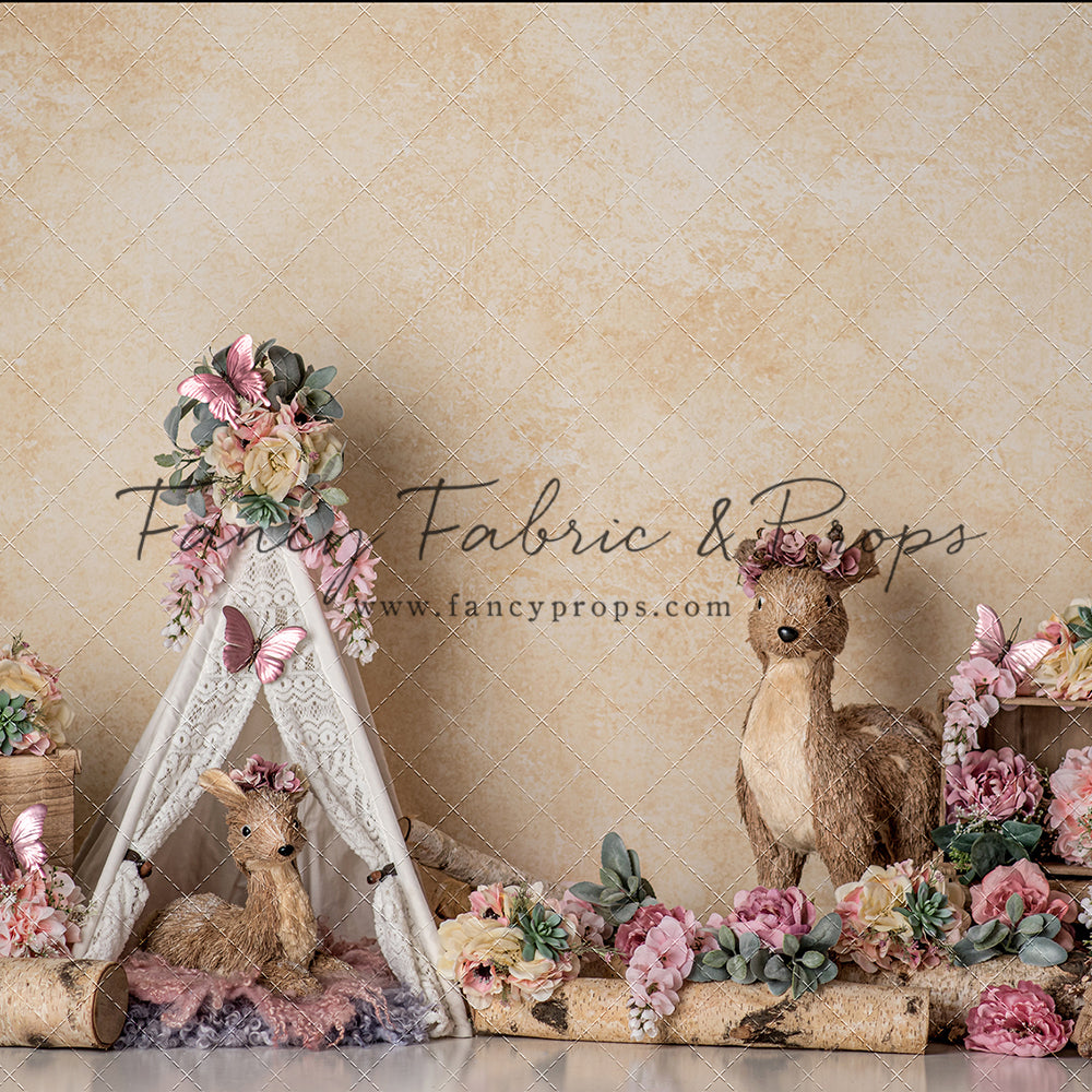 Floral Fawn Friends – Fancy Fabric & Props